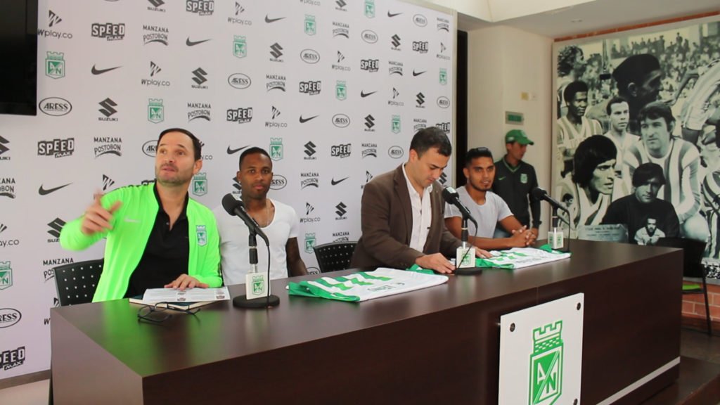 Atlético Nacional:"Presentación de Reinaldo Lenis y Marcelo Delgado ...